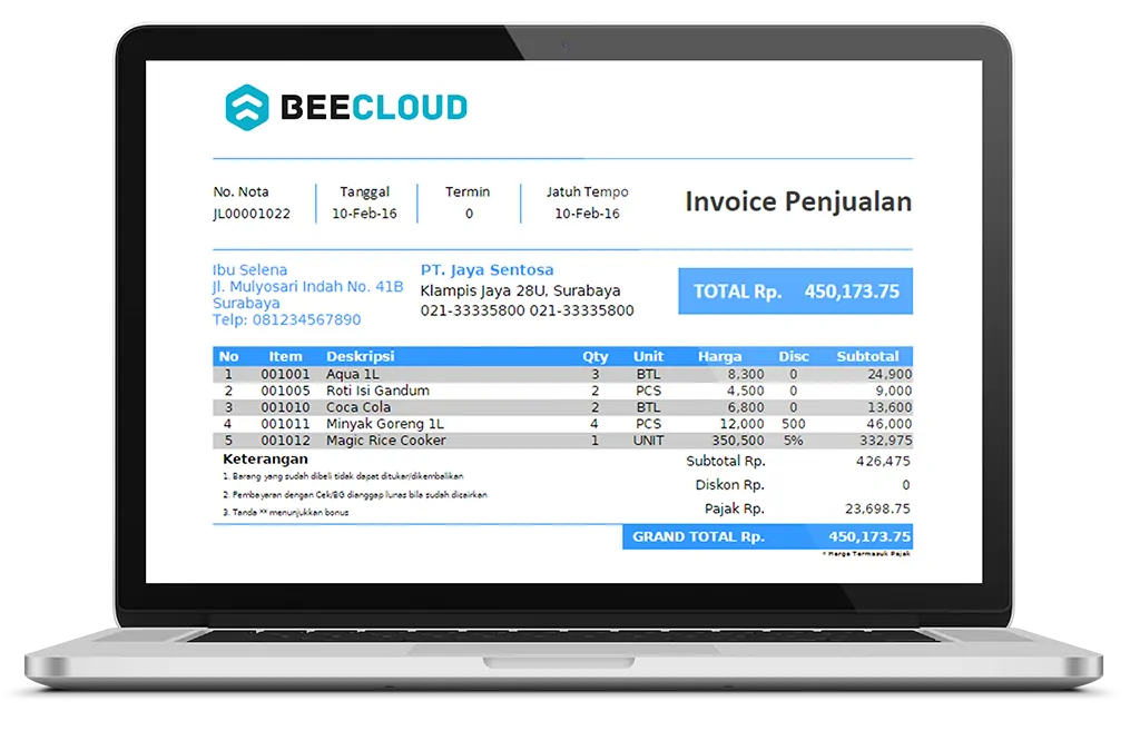 Software Akuntansi Online No. 2 di Indonesia - Beecloud