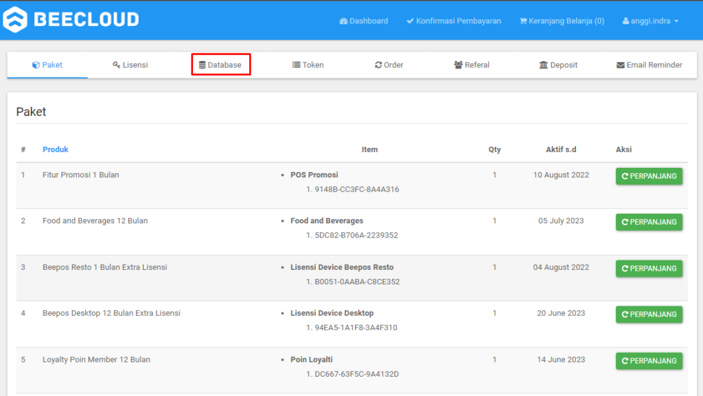 Panduan Cara Reset Data Beecloud