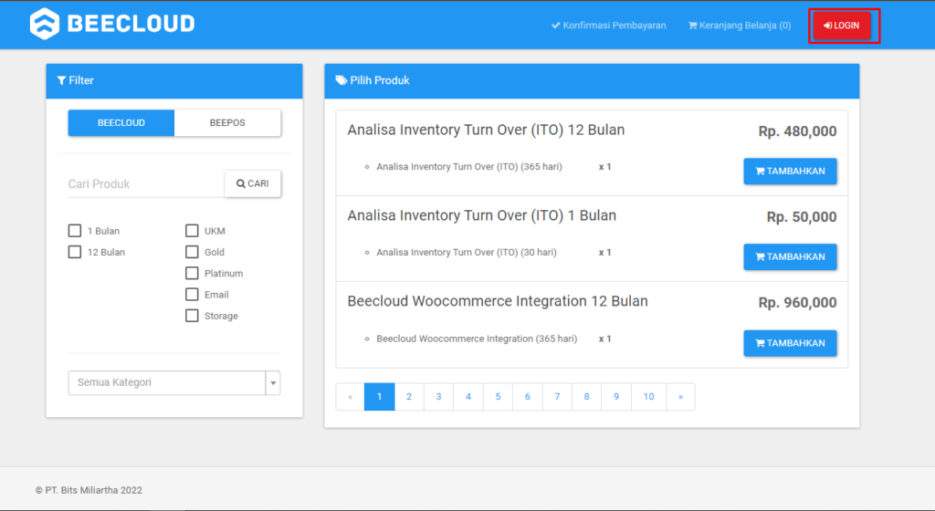 Panduan Cara Reset Data Beecloud