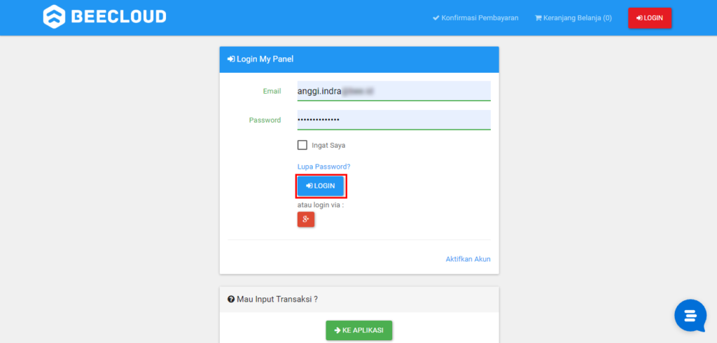 Panduan Cara Reset Data Beecloud