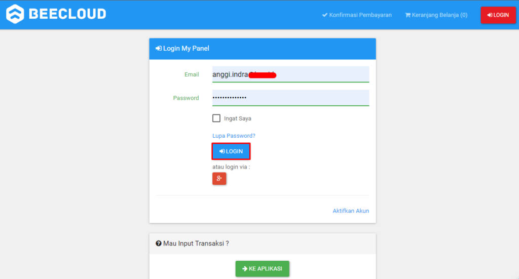 Panduan Cara Kick User Pengguna Beecloud