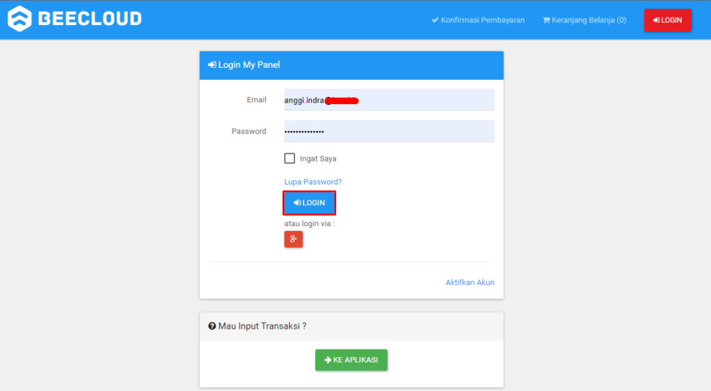 Cara Reset Data Beecloud