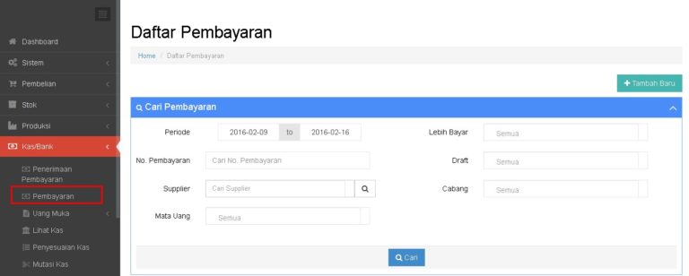 Cara Input Pembayaran Hutang Supplier / Vendor Beecloud