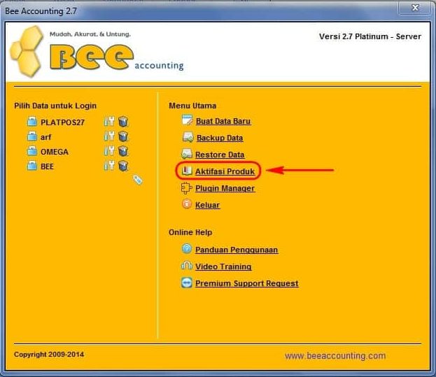 Cara Aktivasi Program Beeaccounting - Dongle
