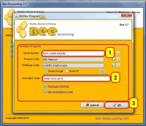 Cara Aktivasi Program Beeaccounting - Dongle