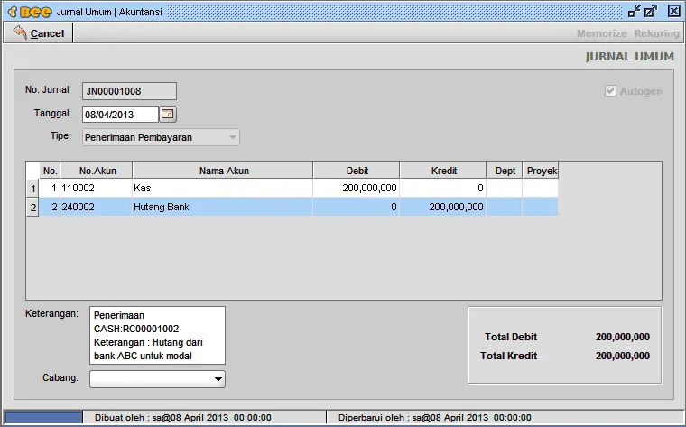 Panduan Modal dari Hutang atau Pinjaman Modal Beeaccounting