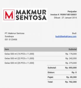 13 Contoh Nota Pembelian dan Cara Membuatnya Lengkap