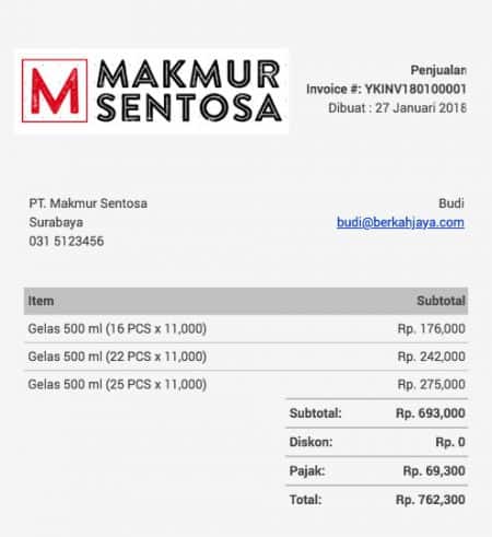 13 Contoh Nota Pembelian dan Cara Membuatnya Lengkap