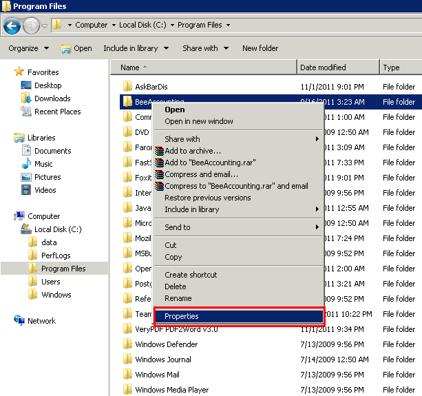 Mengubah Setting Hak Akses Di Windows Error Access Denied