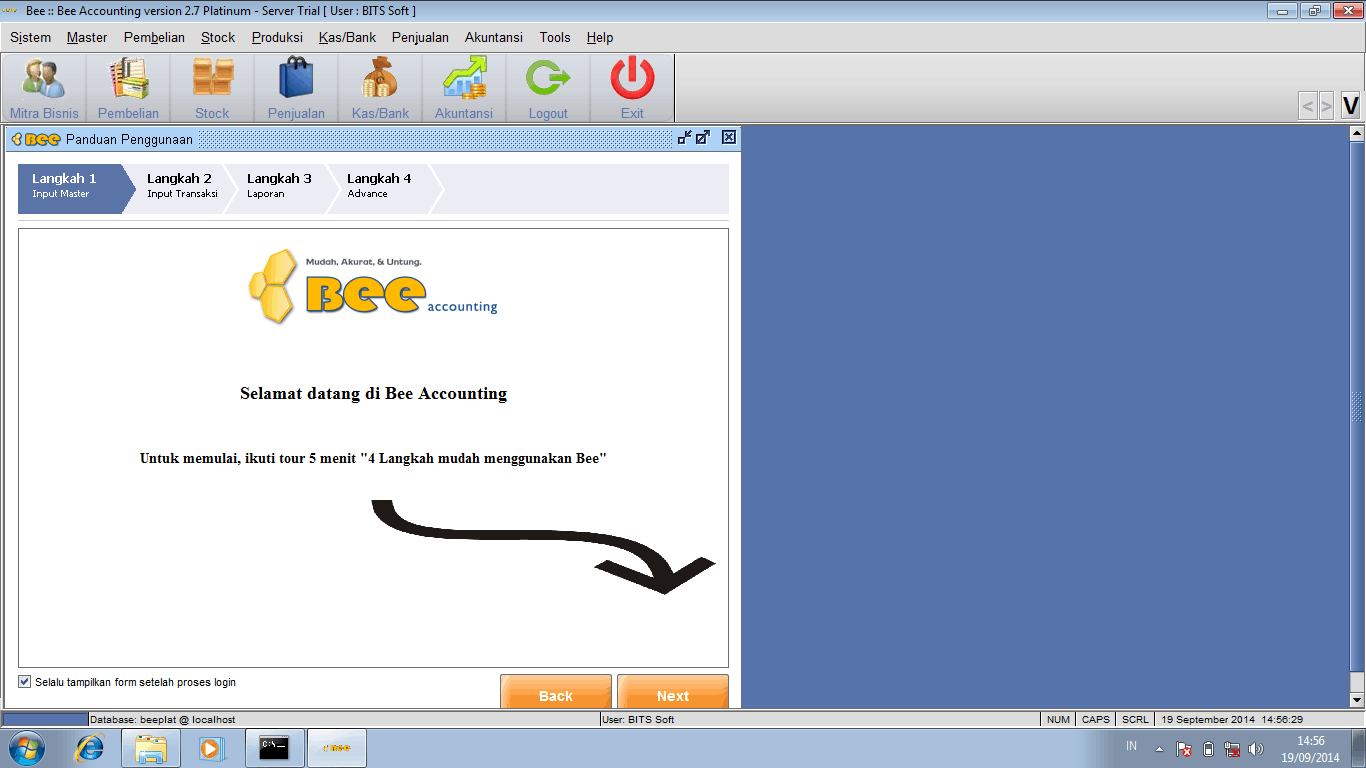 Panduan Cara Install BeeAccounting 2.7 di Windows