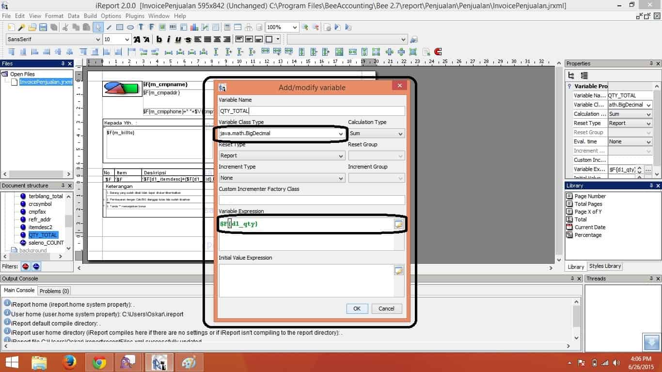 Panduan Menampilkan Total Qty Pada Nota Grafik - BeeAccounting
