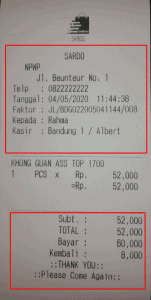 Panduan Penjelasan Kode Desain Nota Beepos Desktop