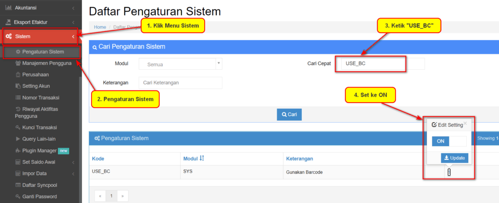 Panduan Cara Scan Barcode Pada Beecloud