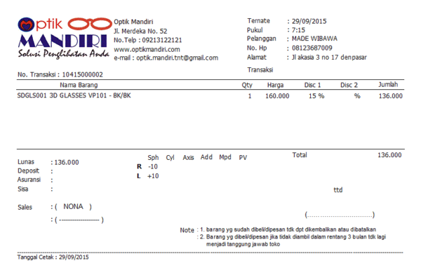 13 Contoh Nota Pembelian dan Cara Membuatnya Lengkap