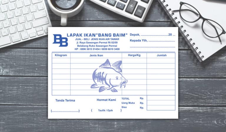 7 Contoh Nota Penjualan dan Cara Mudah Membuatnya - Bee.id