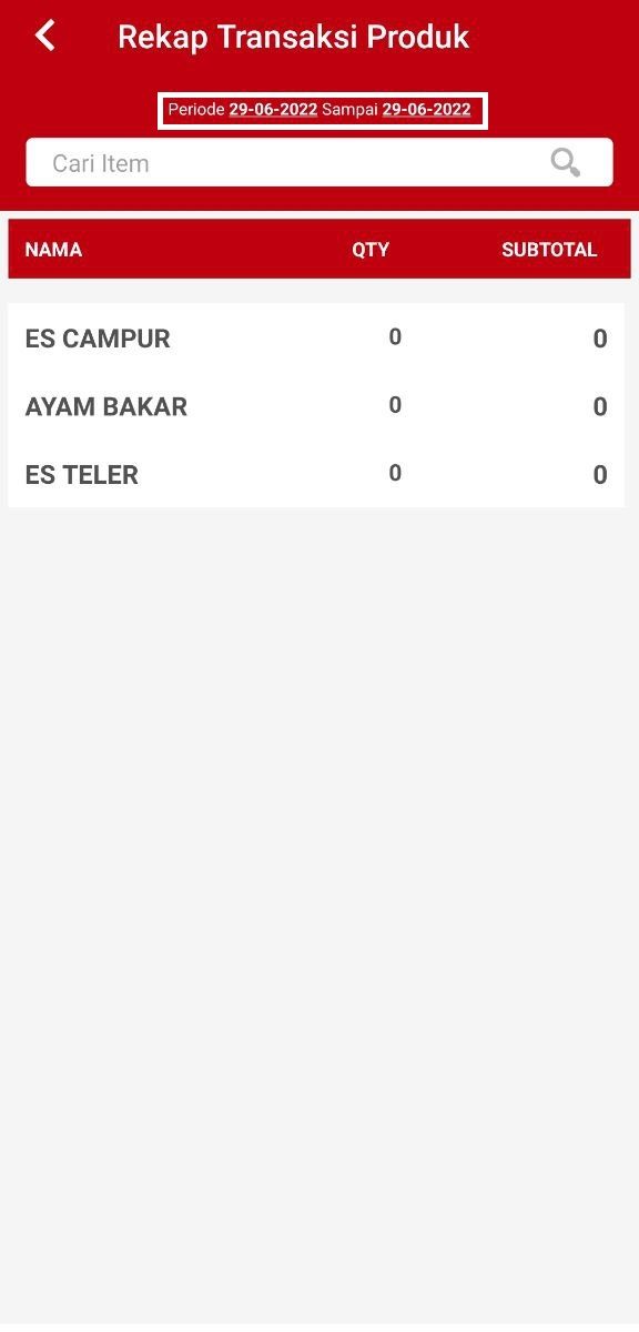 Panduan Cara Cek Rekap Transaksi Produk Beepos Mobile