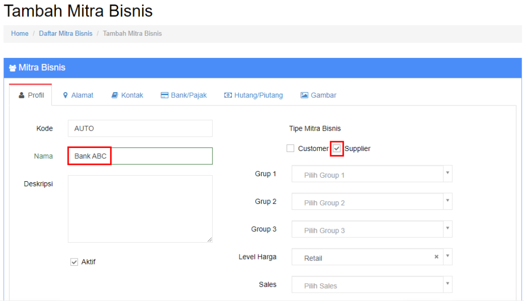 Panduan Cara Input Biaya Administrasi Bank Pada Beecloud