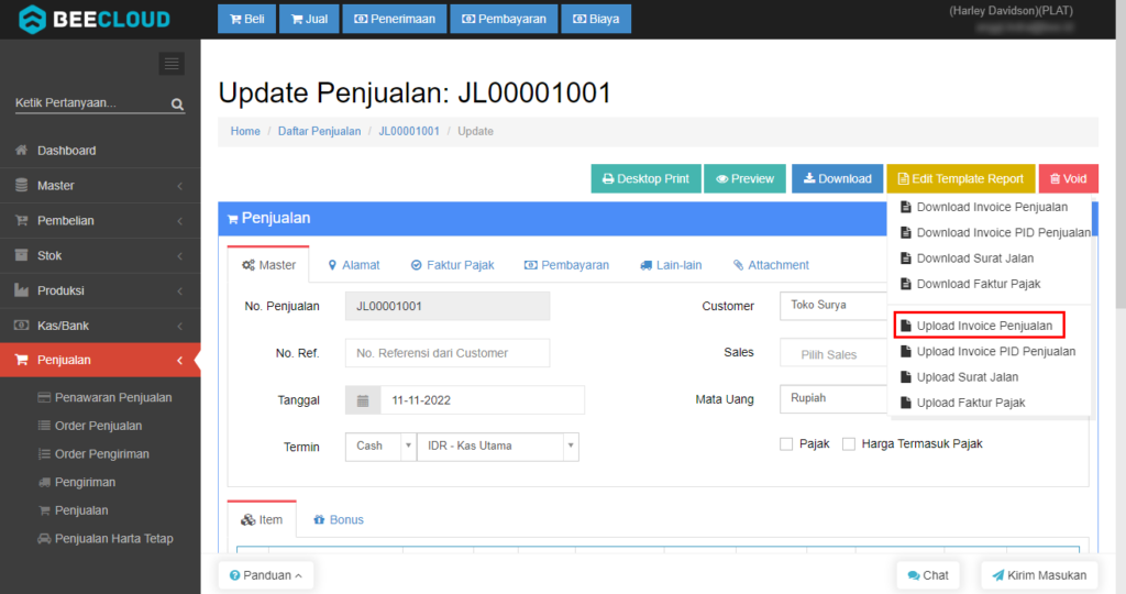 Panduan Cara Menambahkan Tanda Tangan Pada Nota Penjualan Beecloud