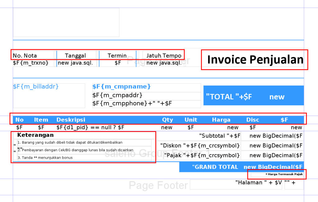 Panduan Perbedaan Static Text Dengan Text Field Pada iReport