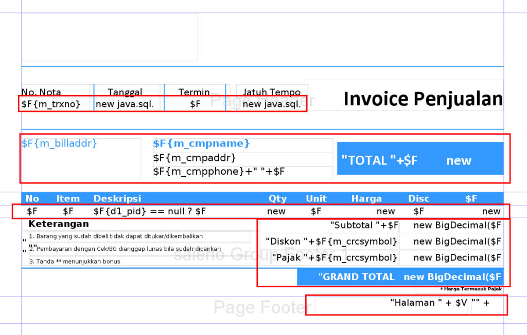 Panduan Perbedaan Static Text Dengan Text Field Pada iReport