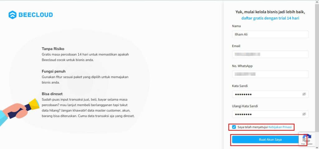 Cara Daftar Trial Beecloud 3.0 - Bee.id