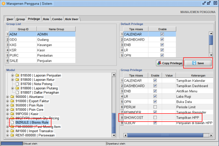 Panduan Cara Menonaktifkan HPP Daftar Harga pada Beeaccounting