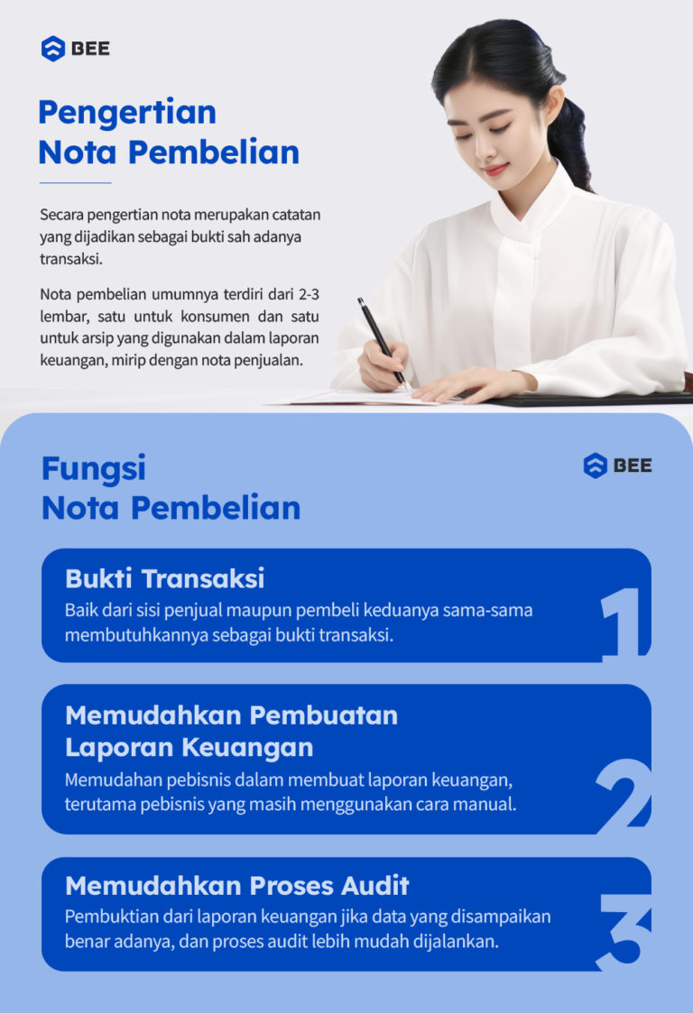 13 Contoh Nota Pembelian dan Cara Membuatnya Lengkap