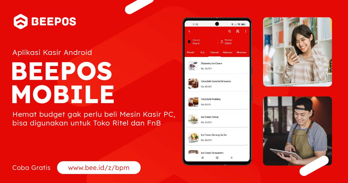 Aplikasi Kasir Android No. 2 di Indonesia - Beepos Mobile