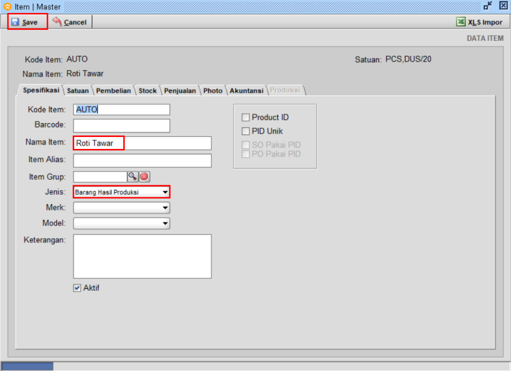Panduan Cara Melakukan Produksi Manual Beeaccounting