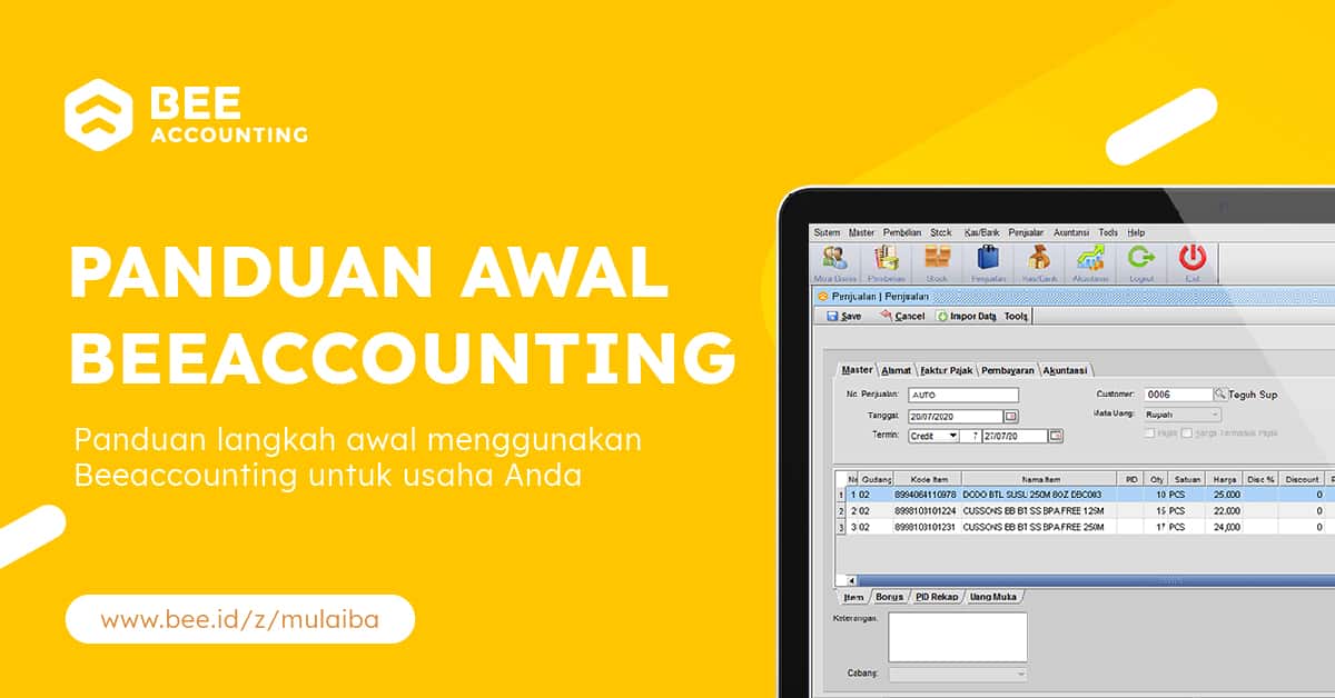Panduan Awal Penggunaan Beeaccounting - Bee.id