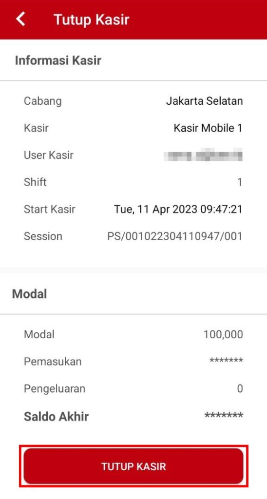 Panduan Tutup Kasir di Beepos Mobile