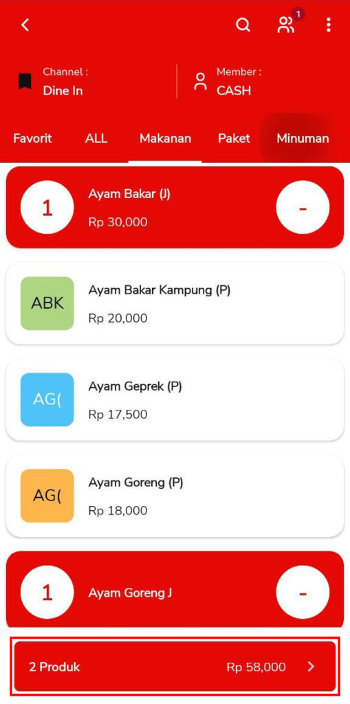 Panduan Open Transaksi Draft (Resto) Beepos Mobile 2.0