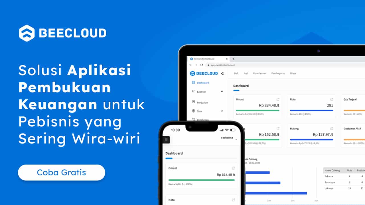 Aplikasi Pembukuan Keuangan Online Usaha Kecil - Beecloud