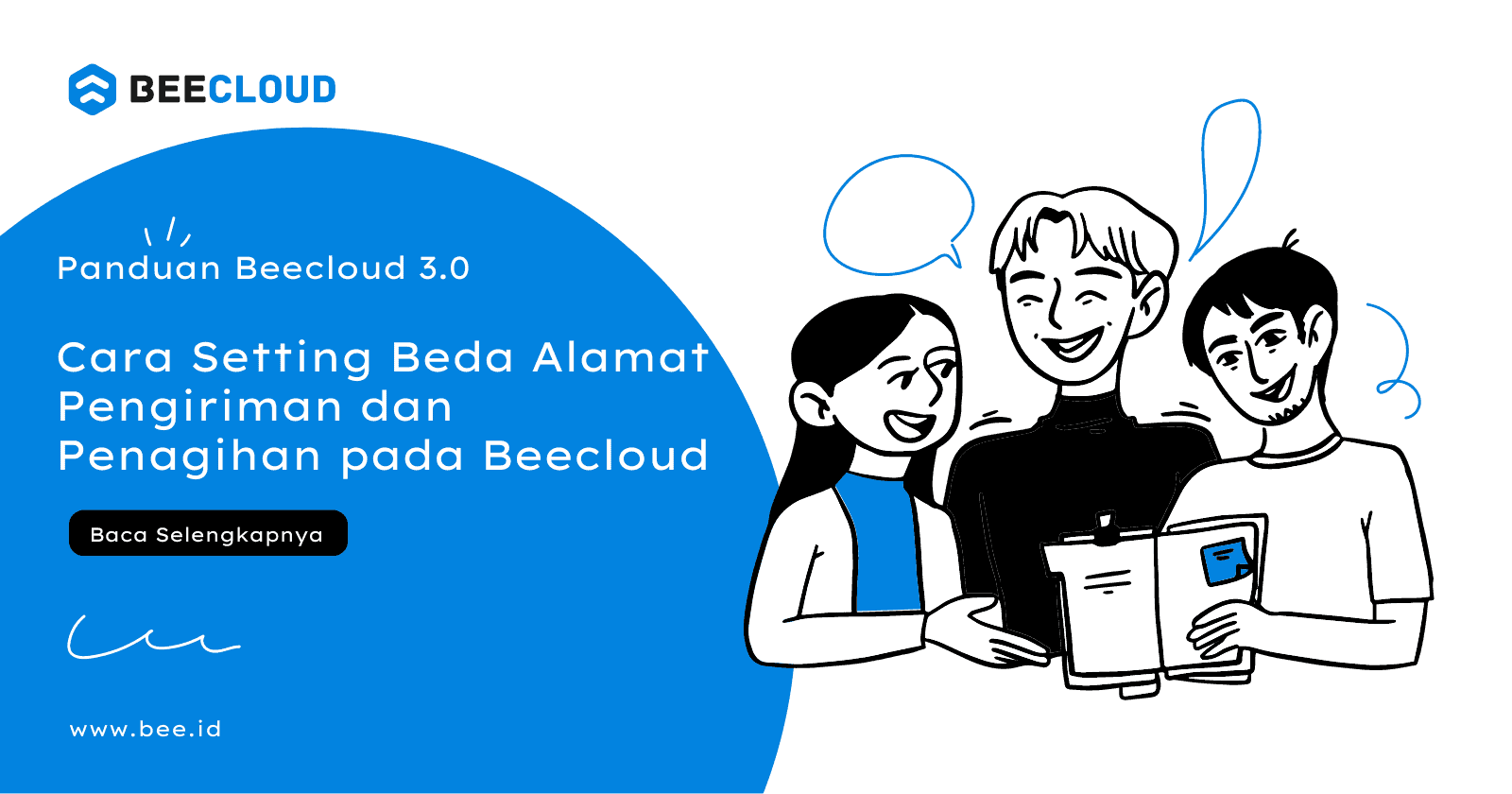 Panduan Cara Setting Beda Alamat Pengiriman dan Penagihan pada Beecloud 3.0