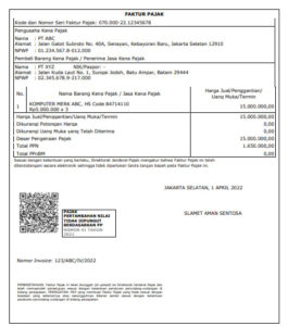 Contoh Faktur Pajak dan Cara Membuatnya Lengkap!