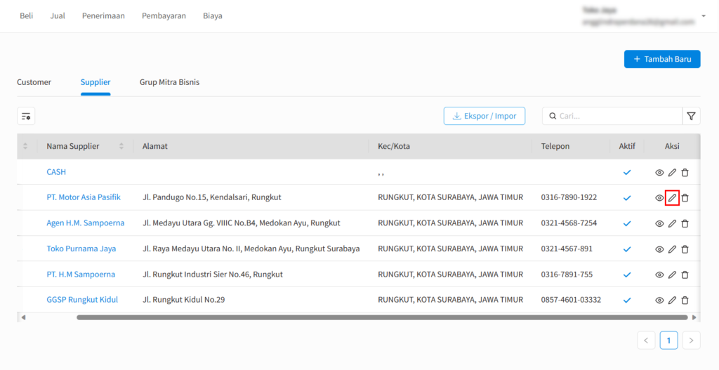 Panduan Cara Memberikan Limit/Batasan Hutang per Supplier Beecloud 3.0