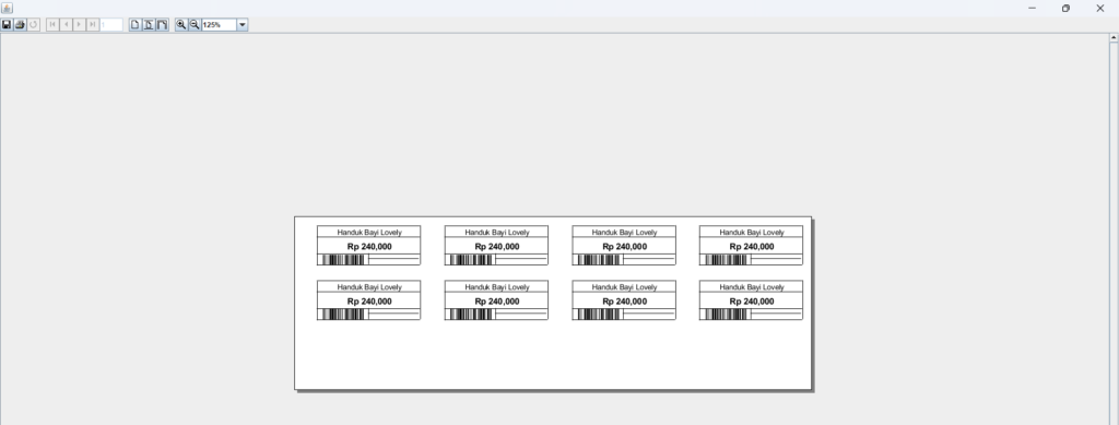 Panduan Cara Cetak Label dengan Memilih Opsi Level Harga ataupun Satuan