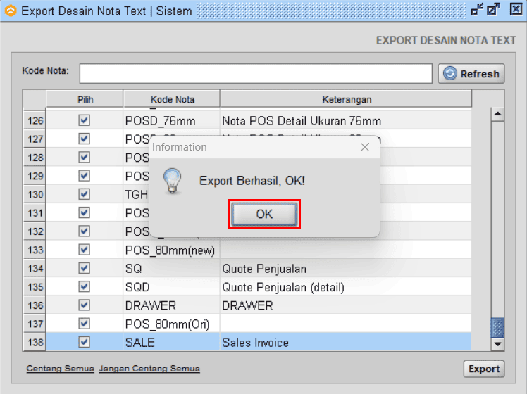 Cara Export dan Import Desain Laporan (Text Report) Beeaccounting