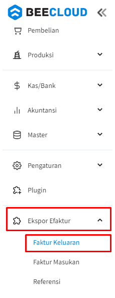 Panduan Ekspor Efaktur Retur Faktur Pajak Keluaran Beecloud 3.0