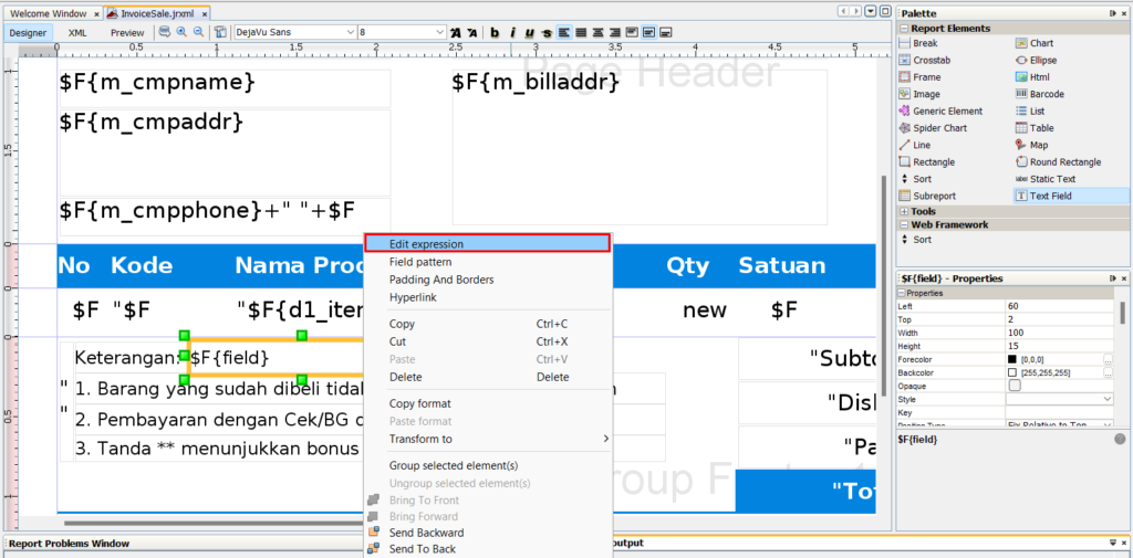 Panduan Cara Menampilkan Keterangan Nota Penjualan Beecloud 3.0