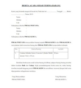 BAST adalah Berita Acara Serah Terima, Ini Format dan Contohnya