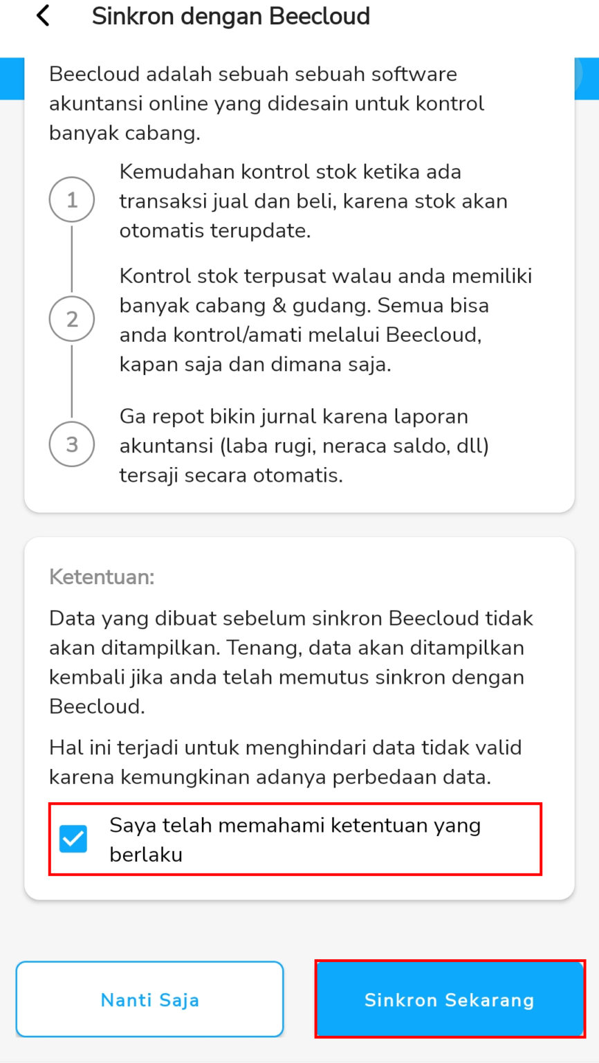Panduan Cara Menghubungkan Bee Inventory Manager Dengan Beecloud 3.0
