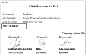10 Contoh Bukti Transaksi Internal dan Eksternal, Lengkap!