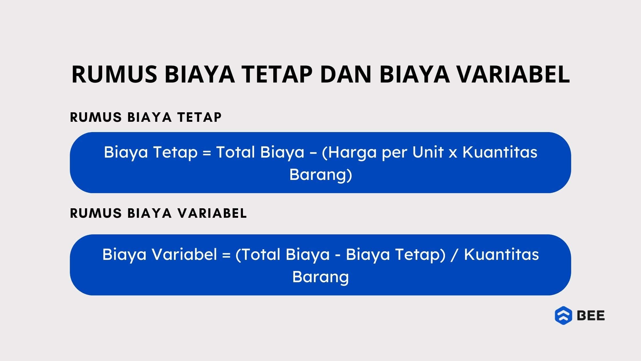 Perbedaan Biaya Tetap dan Biaya Variabel, Serta Cara Hitungnya