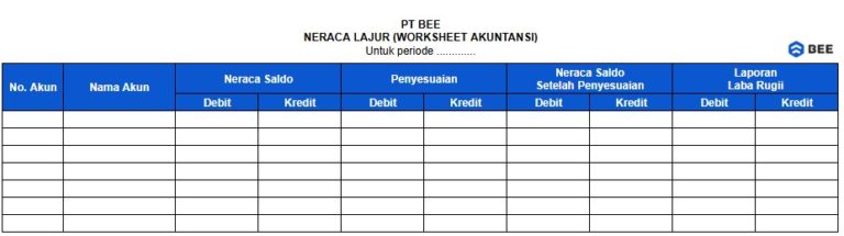 Download Contoh Worksheet Akuntansi Format Excel, GRATIS!