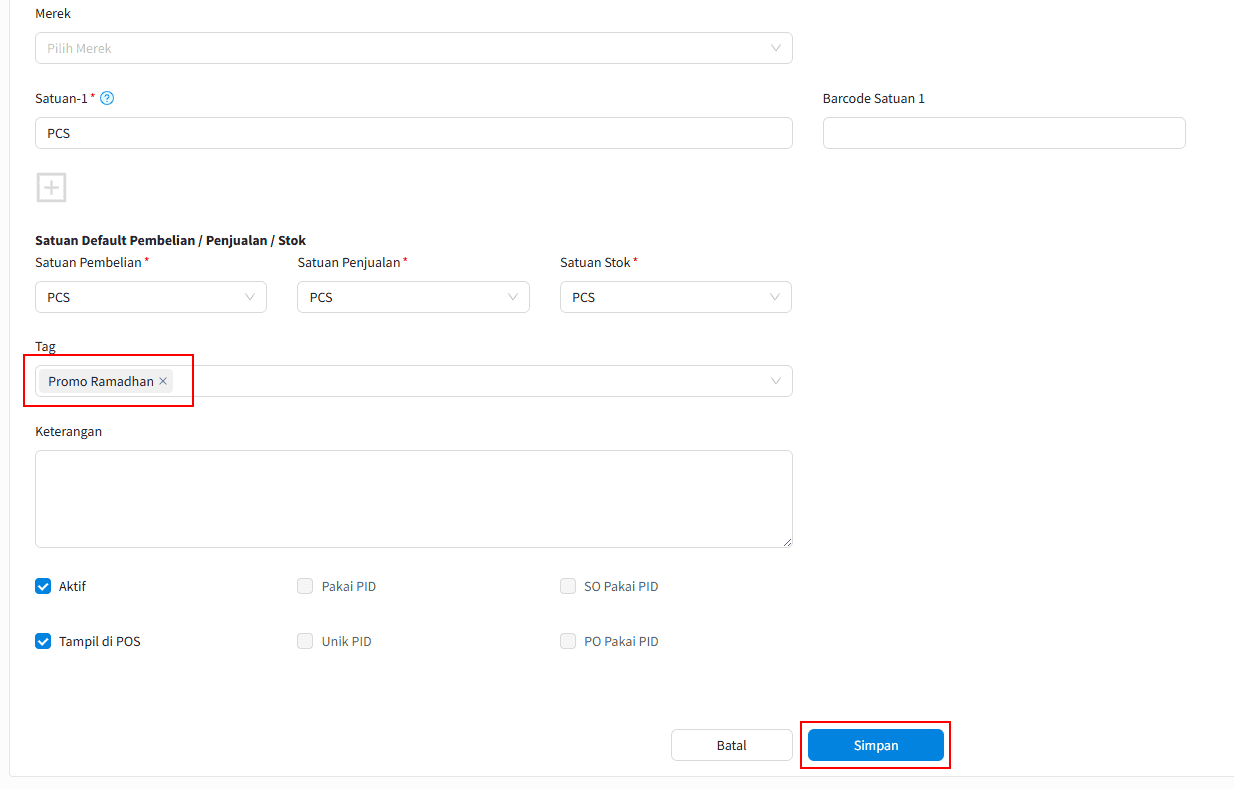 Cara Menambahkan Tag Produk Beecloud 3.0 dengan Mudah