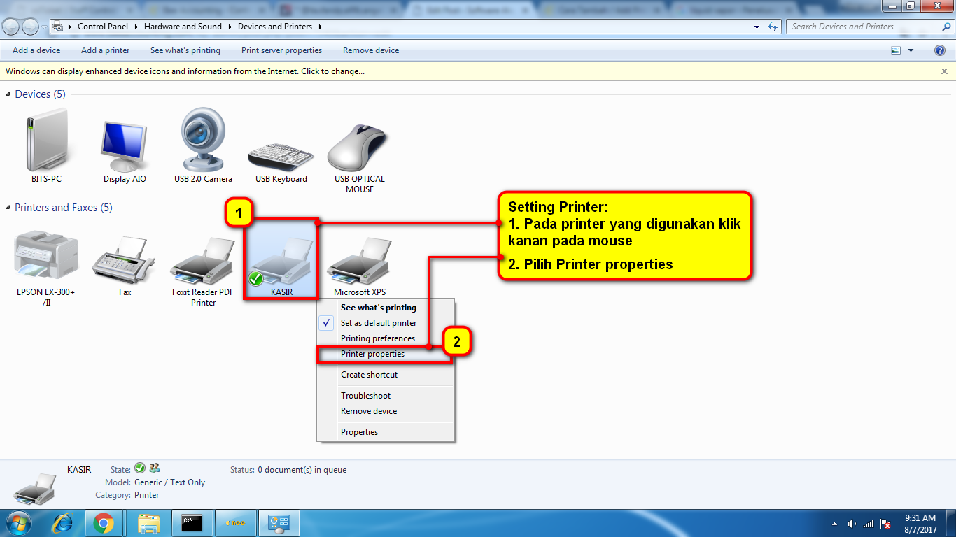 Cara Cetak Logo pada Nota POS/Kasir - Bee.id